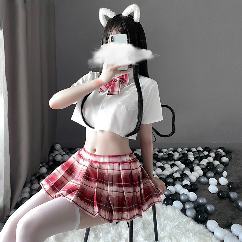 Sexy-School-Girl-Uniform-Student-Role-Play-Erotic-Costume-Lolita-Sex-Porn-JK-Cosplay-Cute ...
