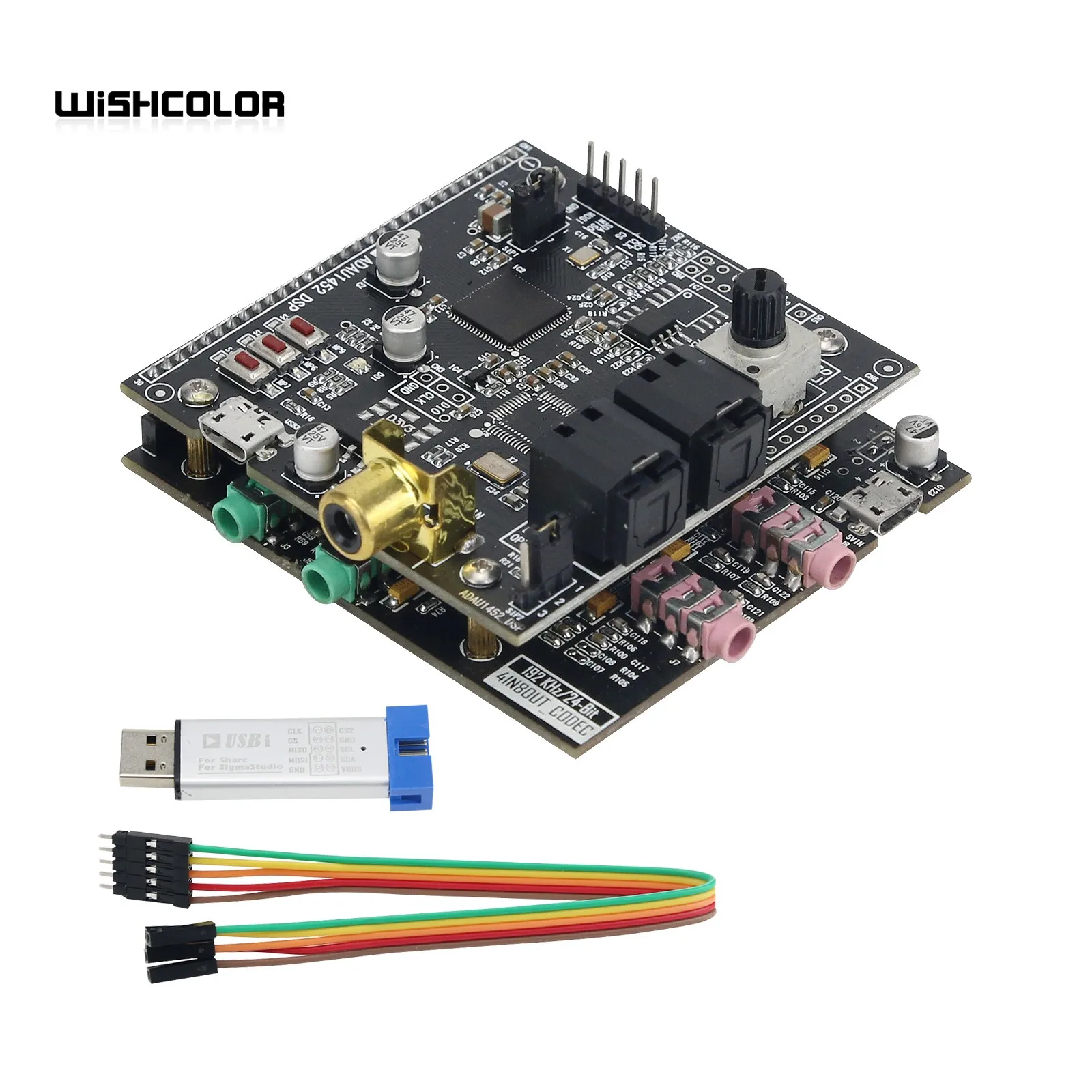 Wishcolor-ADAU1452-DSP-Development-Board-and-AD1938-4-In-8-Out-Decoder ...