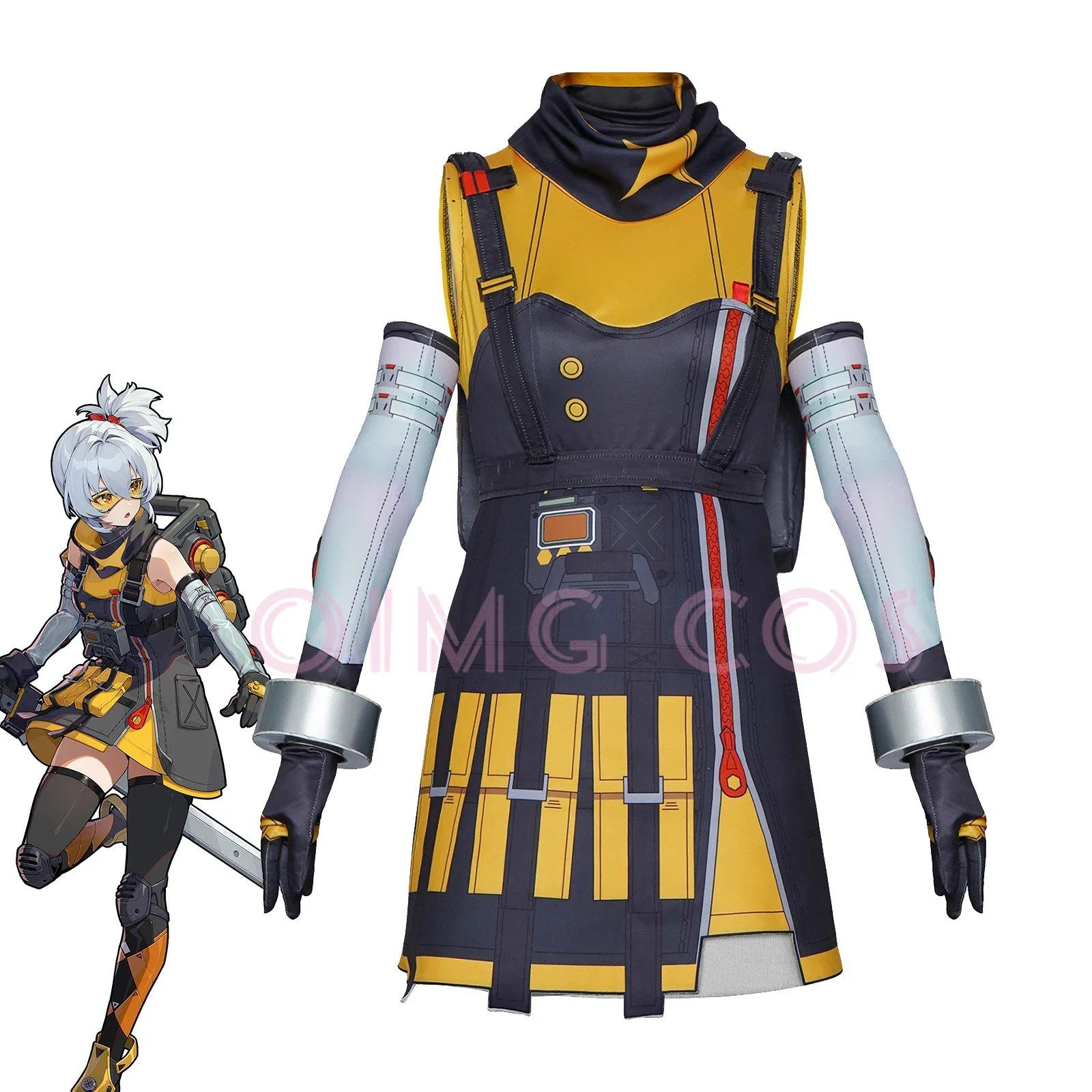 Soldier-11-Zenless-Zone-Zero-Cosplay-Costume-Uniform-Wig-Anime ...