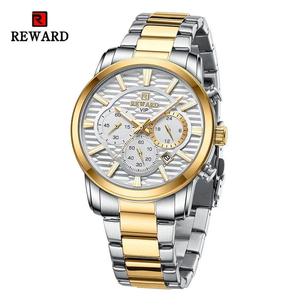 REWARD-VIP-Mens-Quartz-Watches-Chronograph-Luminous-Waterproof-Date ...