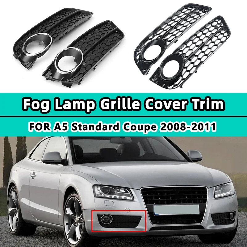 Honeycomb-Mesh-Front-Bumper-Grille-For-Audi-A5-Coupe-Sportback-2008 ...