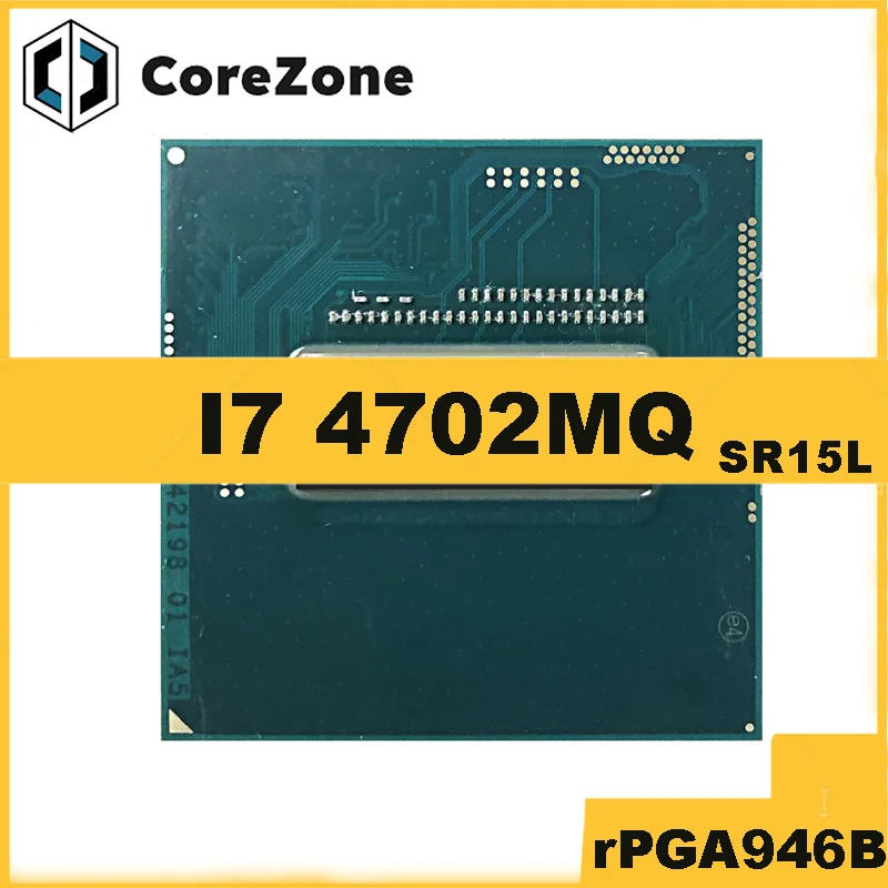 Core i7-4702MQ i7 4702MQ SR15J 2.2 GHz Quad-Core Eight-Thread CPU 6M ...