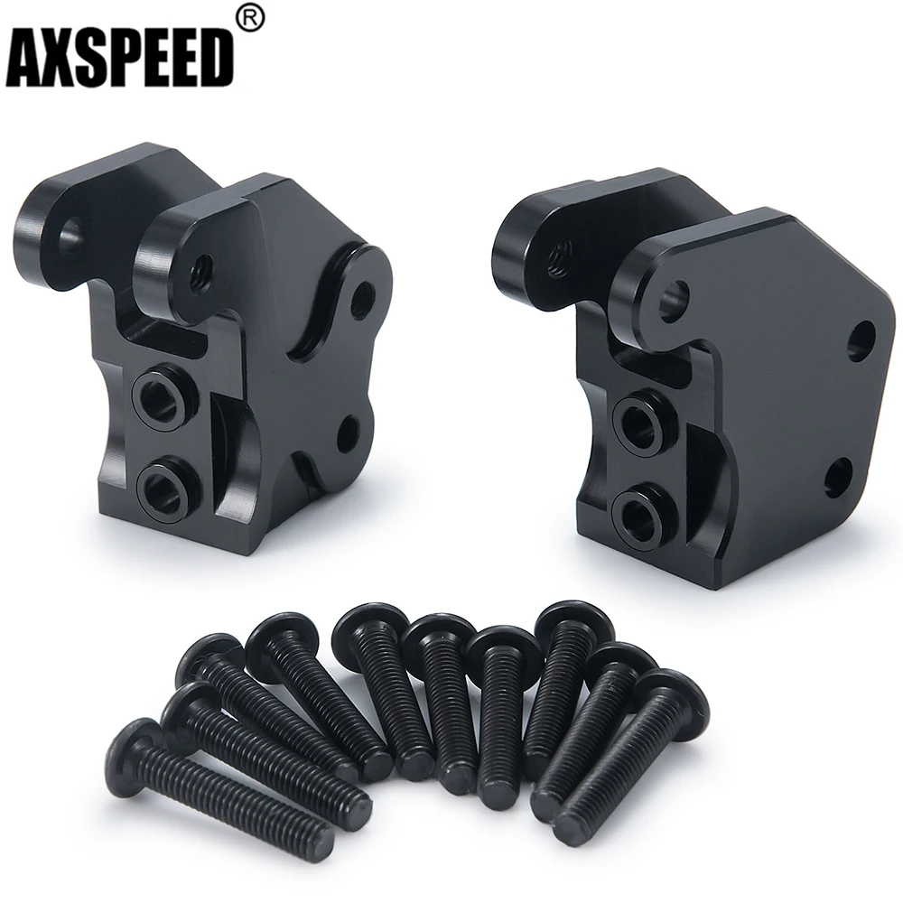 AXSPEED-2Pcs-Black-Aluminum-Lower-Link-Shock-Mount-for-Axial-Wraith ...