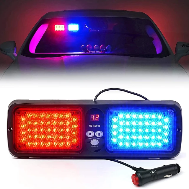 Firefighter Led Dash Lights Fire & Rescue Emergency Warning Lights