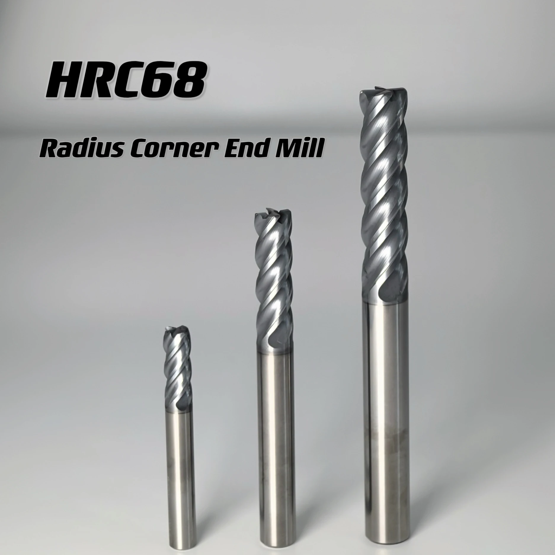 HRC68-Corner-Radius-End-Mill-High-Hardness-Tungsten-Solid-Carbide ...