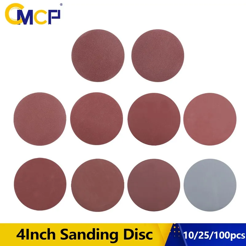 CMCP-Sanding-Disc-4Inch-Hook-Loop-Sanding-Discs-100mm-Round-Sandpaper ...