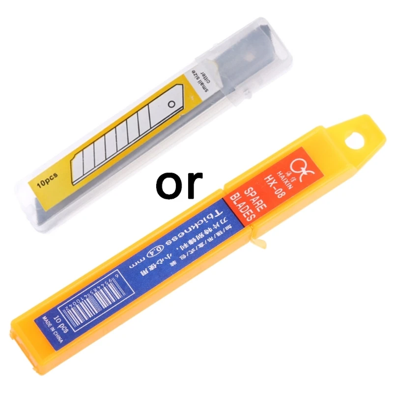 10Pcs-Office-stationery-9mm-18mm-cutter-blade-with-art-Student-Supplies ...