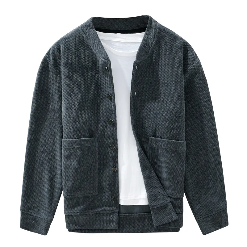 2023-New-Men-s-Corduroy-Knitted-Cardigan-Jacket-Men-s-Spring-and-Autumn ...