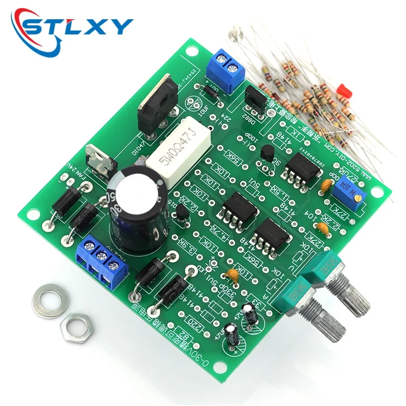 0-30V 2mA-3A DC Regulated Power Supply DIY Kit Continuously Adjustable ...