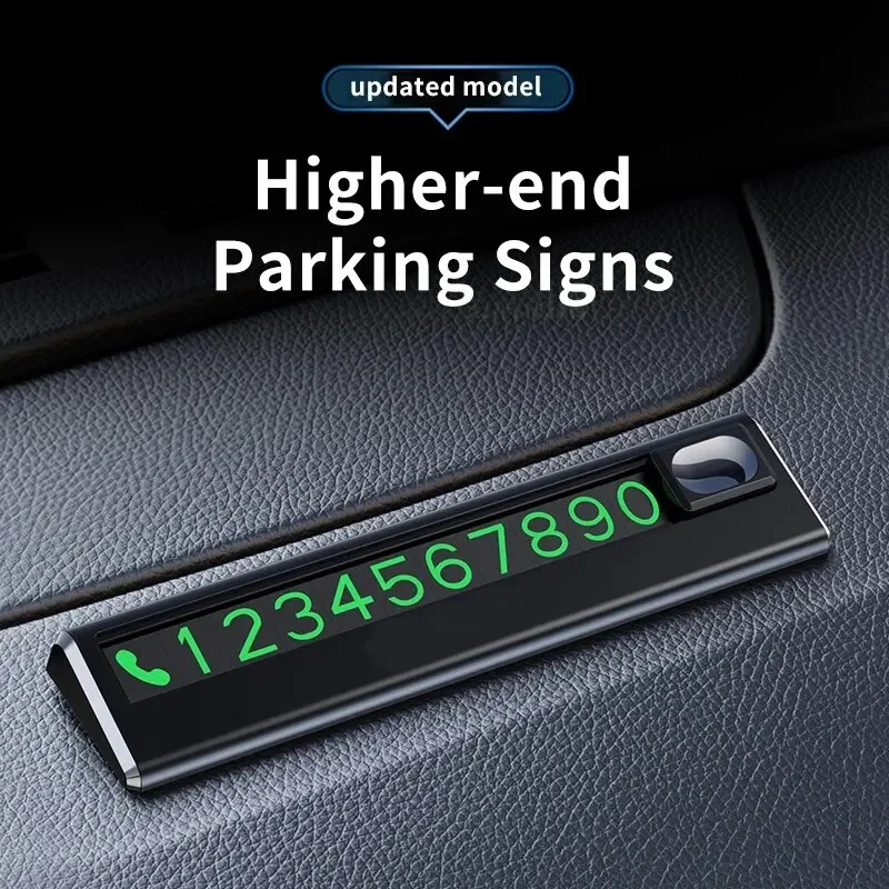 1pc-Beautiful-and-Simple-Temporary-Parking-Number-Plate-with-5-Sets-of ...
