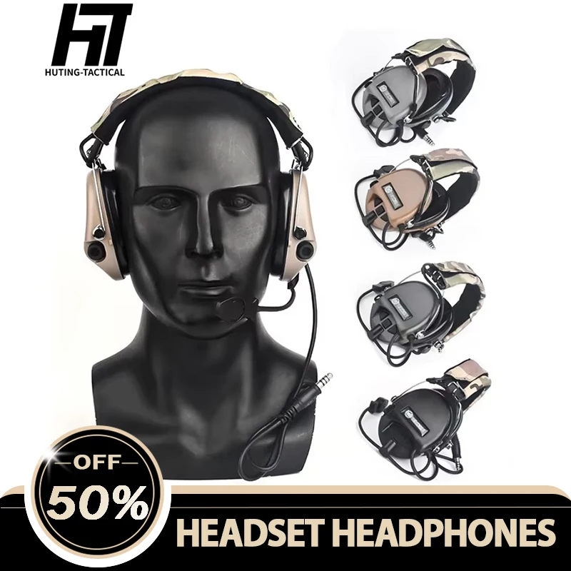WADSN MSA Tactic Headset Sordin Headphones Airsoft Hunting Shooting ...