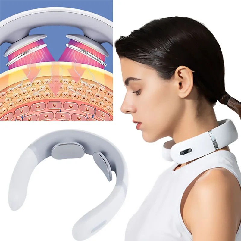 Neck-Shoulder-EMS-Muscle-Pulse-Massager-Trainer-Heating-Relaxation ...