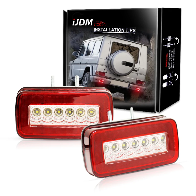 2PC-Rear-Fog-Backup-Light-For-Mercedes-Benz-W463-G-Class-G500-G550-G55 ...