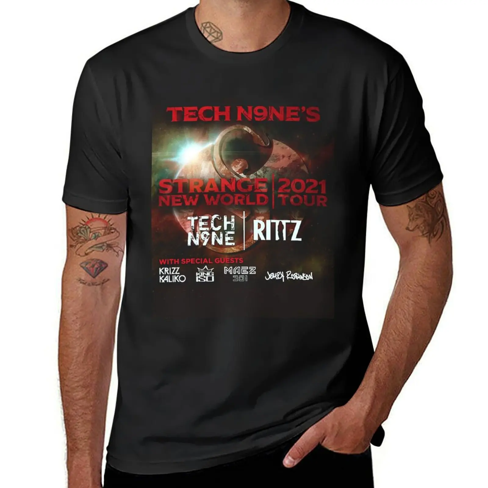 Tech-N9NE-Strange-New-World-2021-Tour-T-Shirt-plus-sizes-sublime-cute ...
