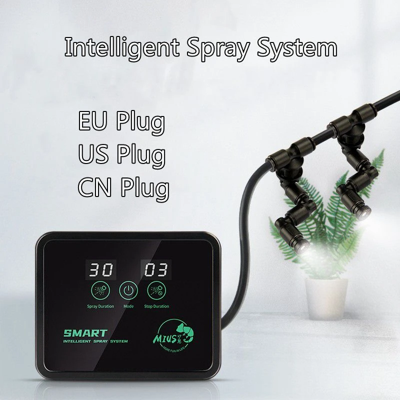 1set Reptile Fogger Terrariums Humidifier Electronic Timer Intelligent ...