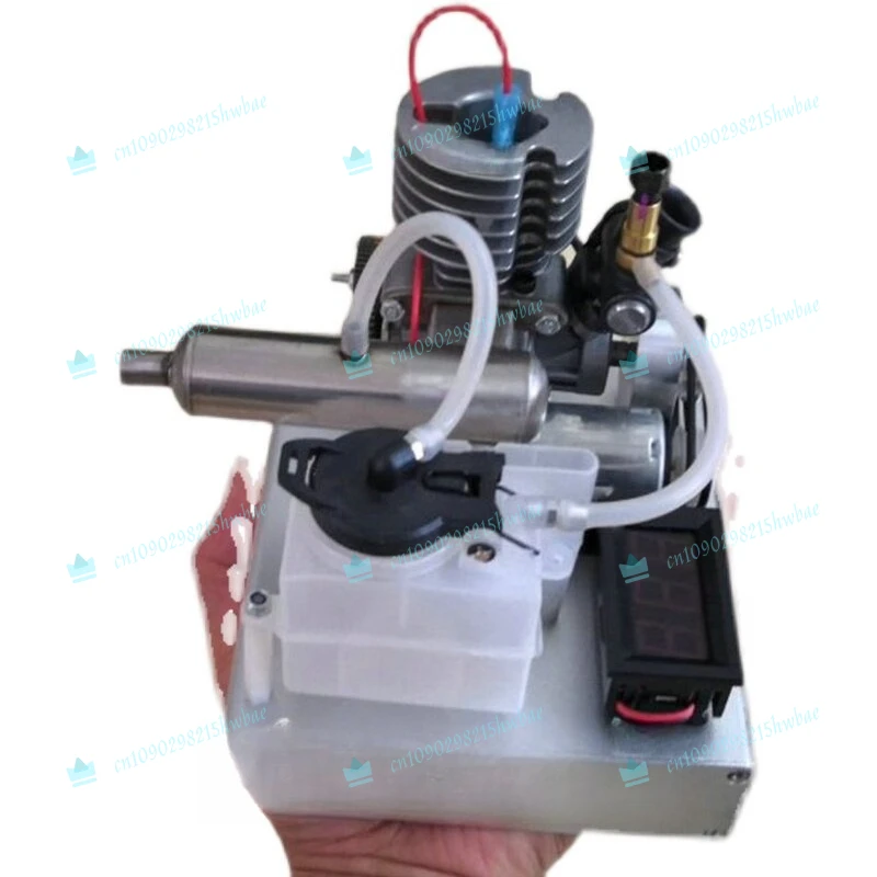 2 Stroke Engine Model Mini DIY 12V Generator Electric Starting Kit for ...