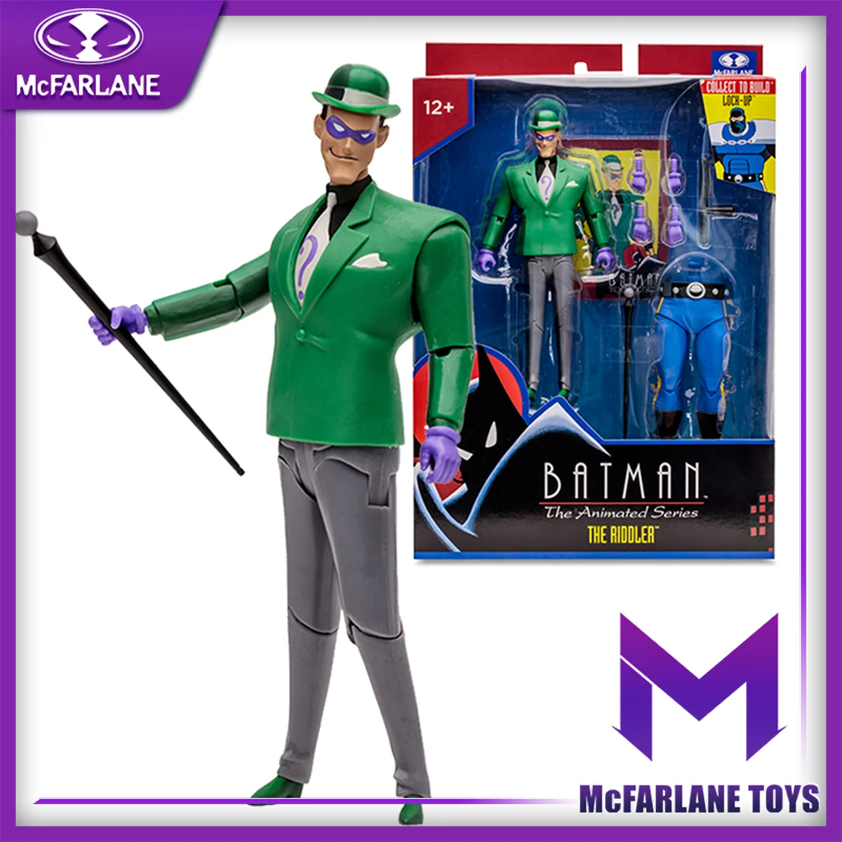 McFarlane-Toys-The-Riddler-Batman-The-Animated-Series-Build-A-DC ...