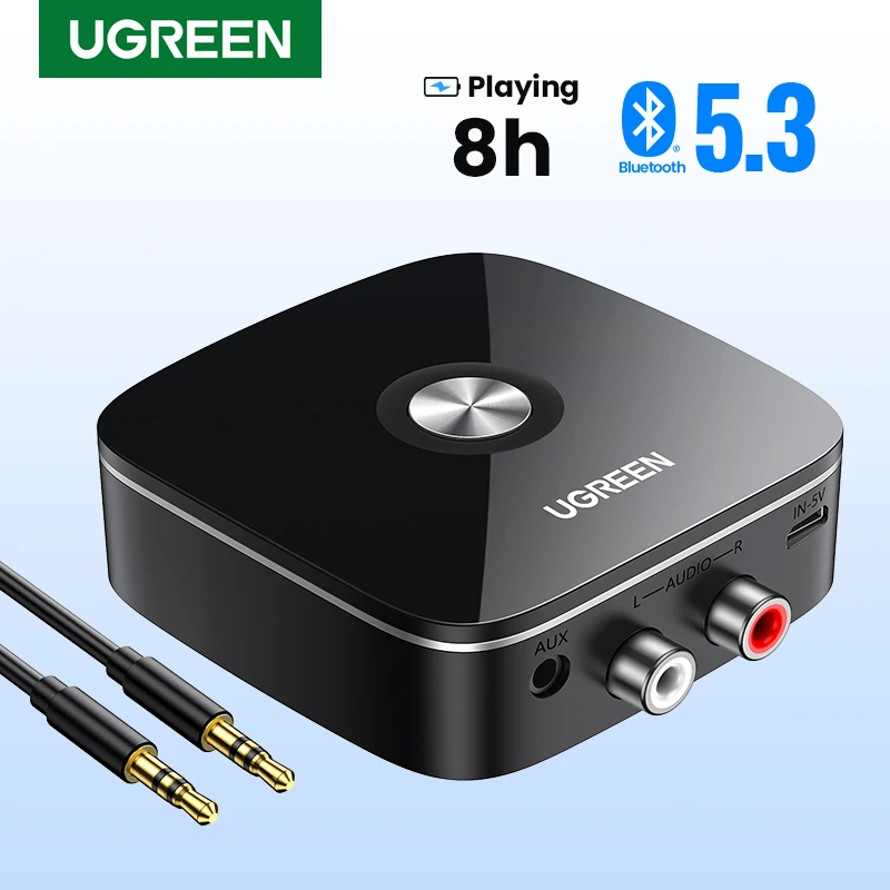 UGREEN-AUX-RCA-Bluetooth-Receiver-Adapter-for-Home-Stereo-System-HiFi-3 ...