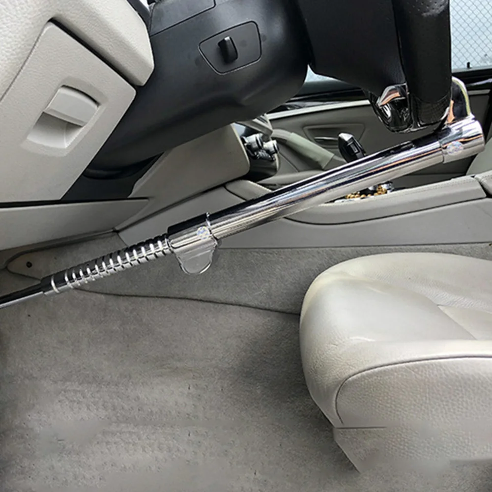 Universal Steering Wheel Brake Anti-theft Lock Retractable Sturdy ...