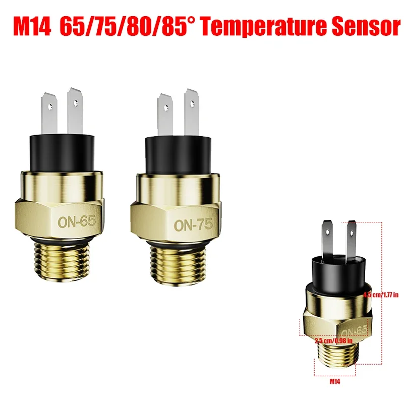 M14 Motorcycle Electric Radiator Coolant Fan Water Temperature ...