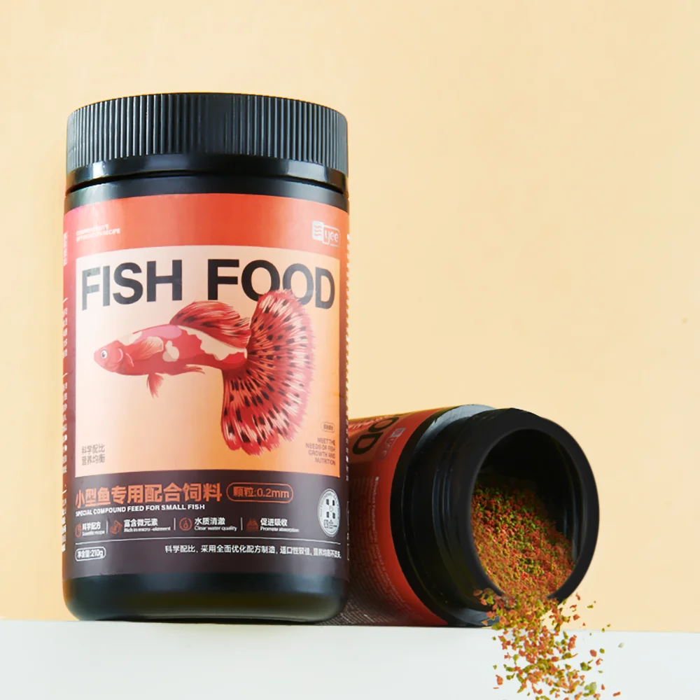 Aquarium Guppy Fish Food Highly Nutrient Probiotics Sinking Food for ...