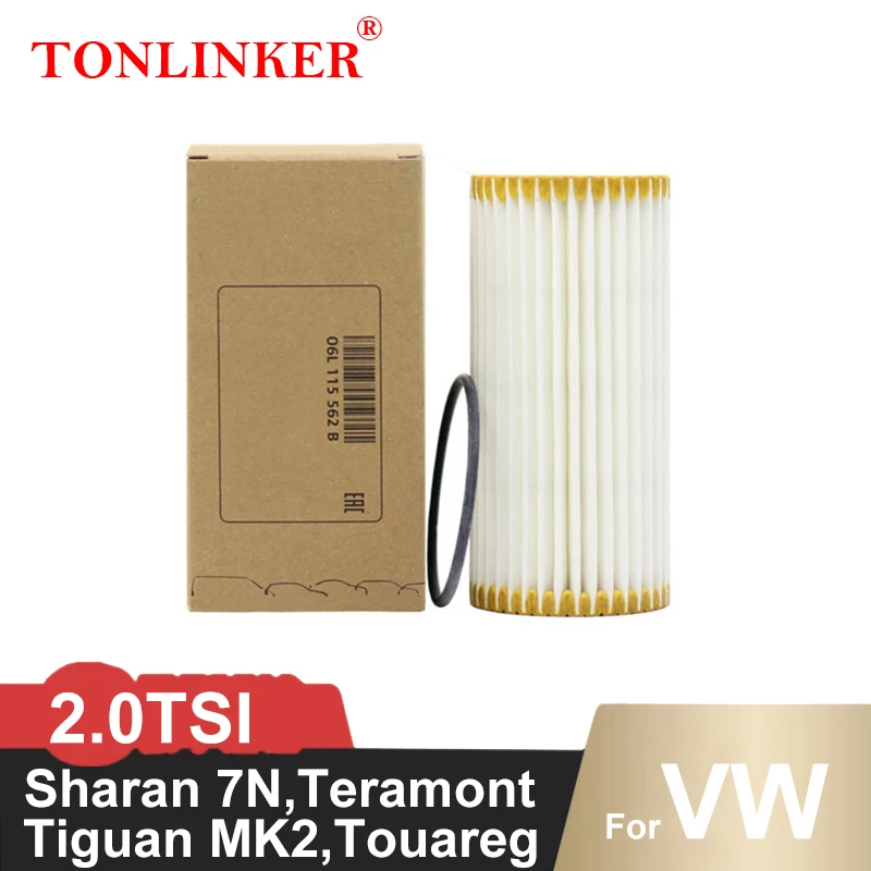 TONLINKER-Oil-Filter-06L115562B-For-Volkswagen-Vw-Tiguan-Mk2-Teramont ...
