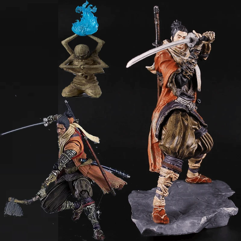 Figma 483-DX SEKIRO Figure Shadows Die Twice Anime Game Action Figures ...