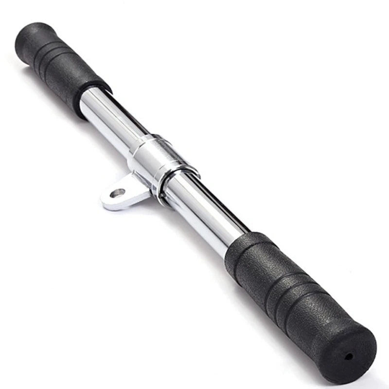 Pull-Down-Bar-Gym-Rotating-Straight-Bar-For-Cable-Machine-Attachments ...