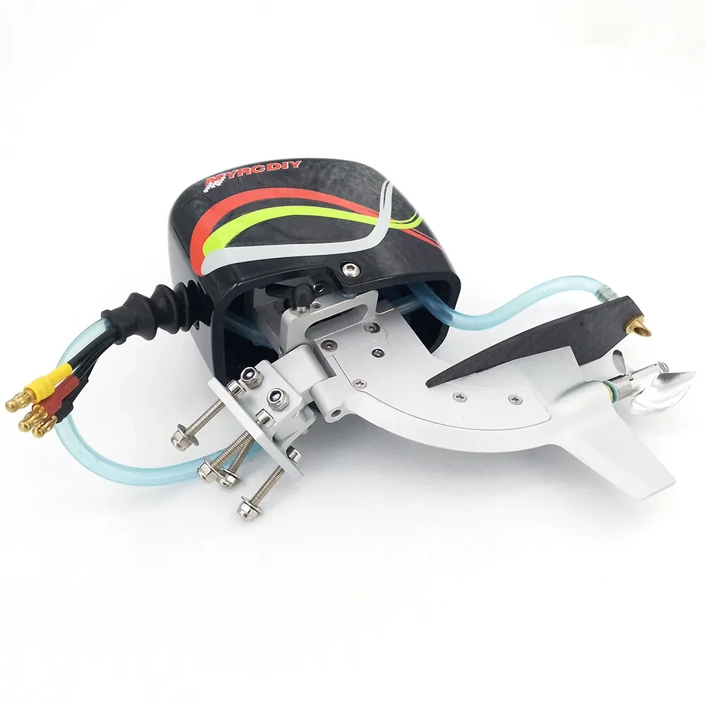 Brushless RC Boat Yacht Outboard Motor with Steering, Propeller ...