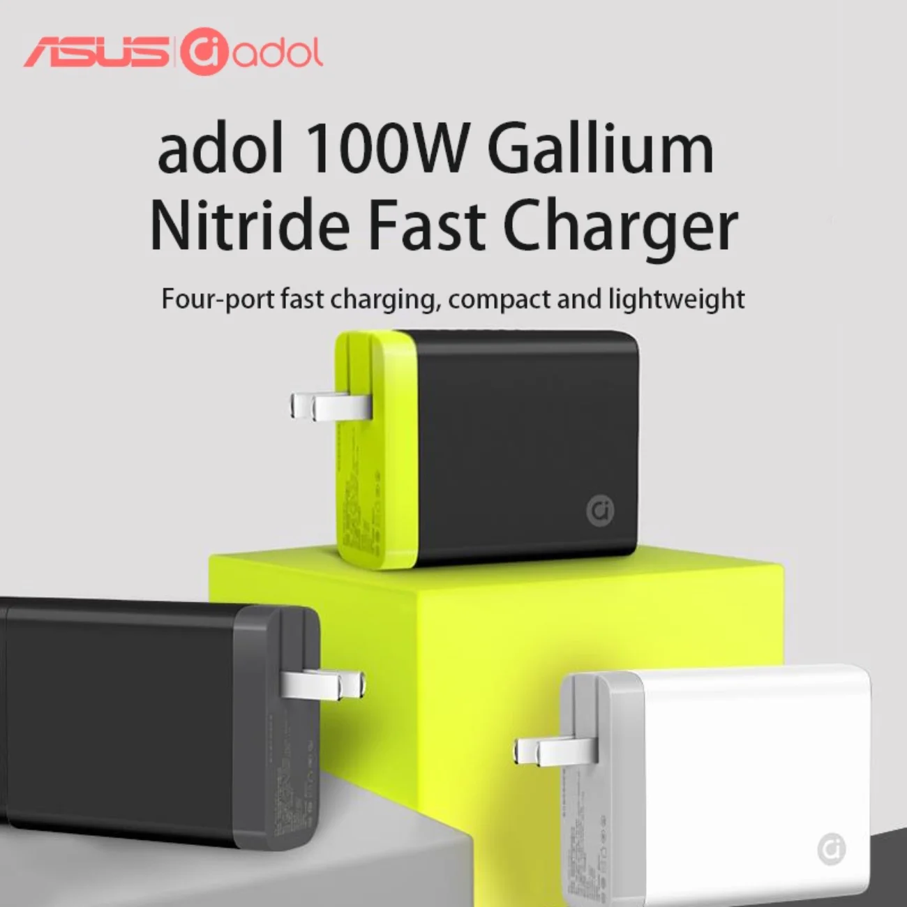 ASUS-Adol-100W-GaN-Charger-Charge-Type-C-Fast-Charger-Portable-Travel ...
