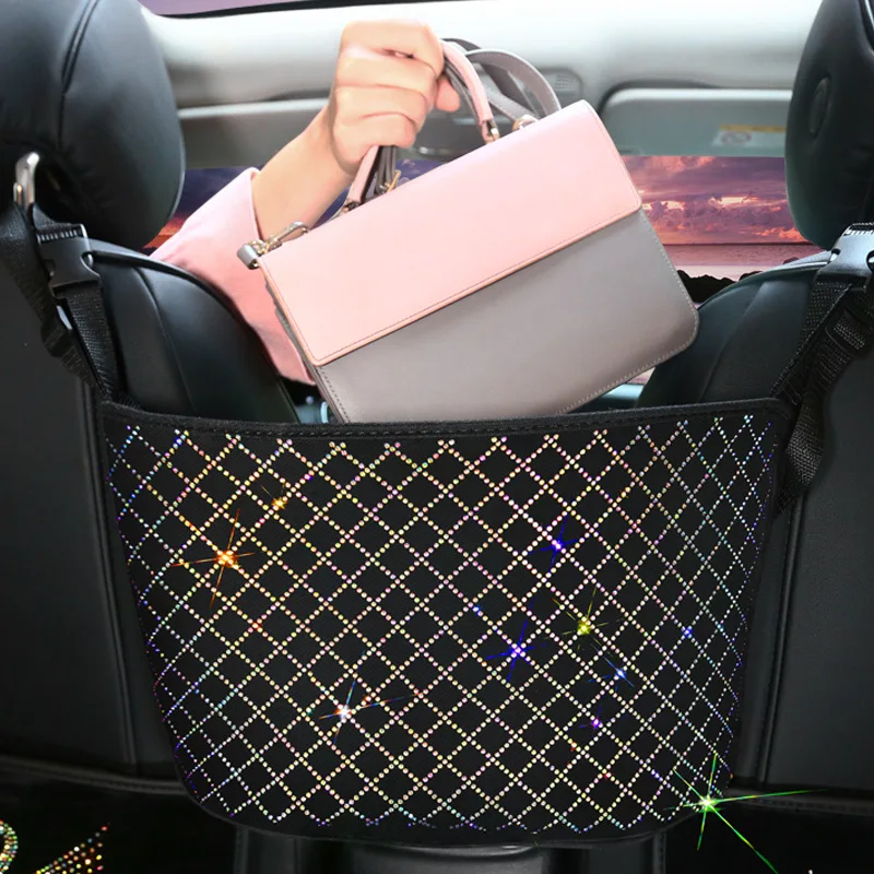 Girly-Car-Accessories-Interior-Handbag-Holder-Car-Seat-Middle-Box ...