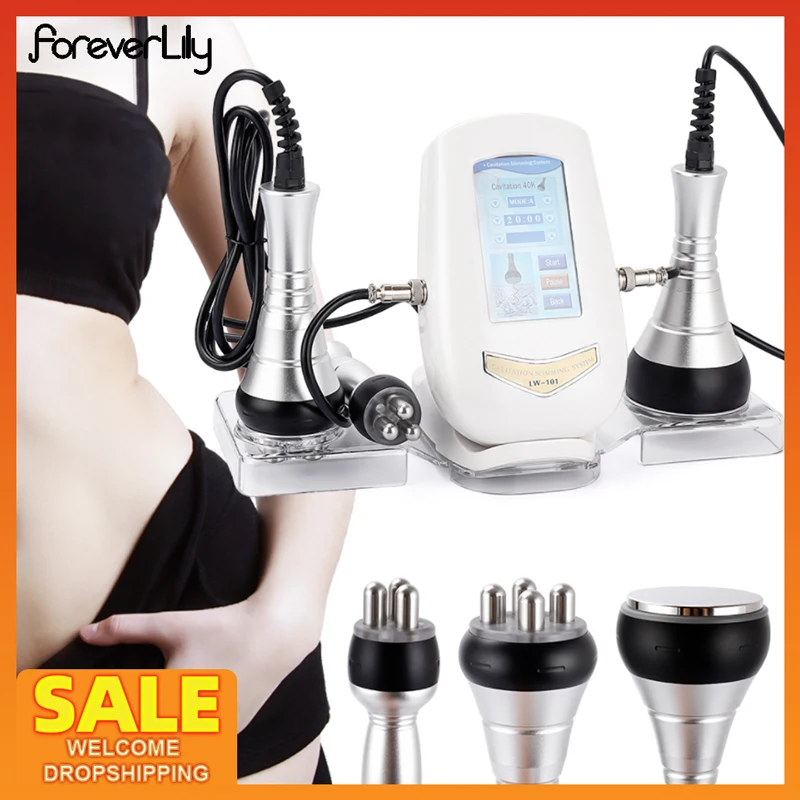 40k Cavitation Ultrasonic Weight Loss Body Slimming Machine Rf Skin ...
