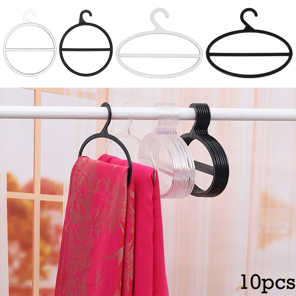 Multi-Purpose-Plastic-Circle-Scarf-Hanger-Tie-Clothes-Rack-Storage ...
