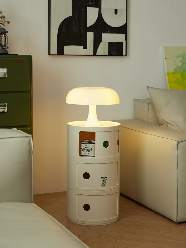 Round-bedside-table-nordic-plastic-Bedside-cabinet-for-bedroom-small ...