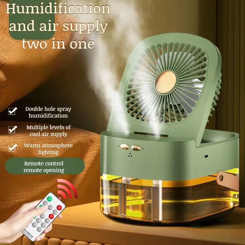 Small-Air-Conditioner-Desktop-Humidifier-Usb-Remote-Control-Dual-Core ...