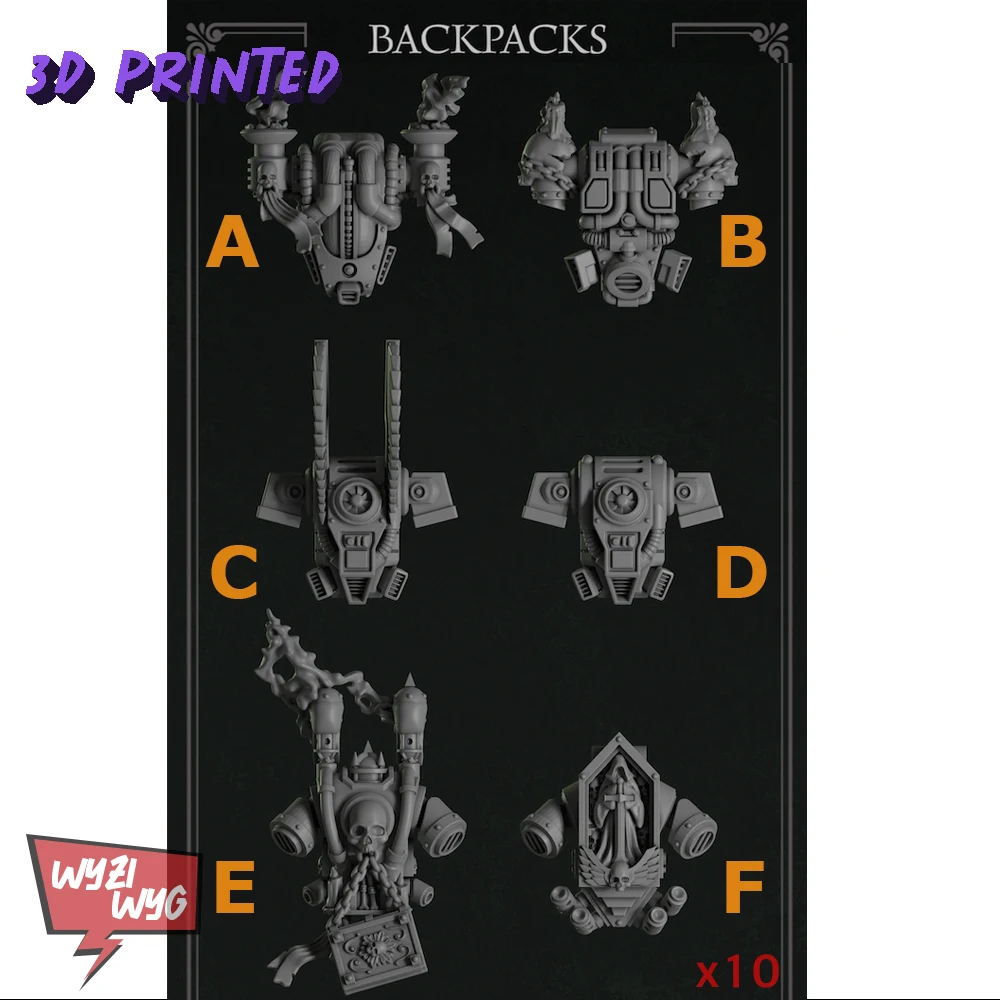 Jetpack-Bitz-Space-Warrior-Imperial-Templar-Wargame-Miniatures-Black ...