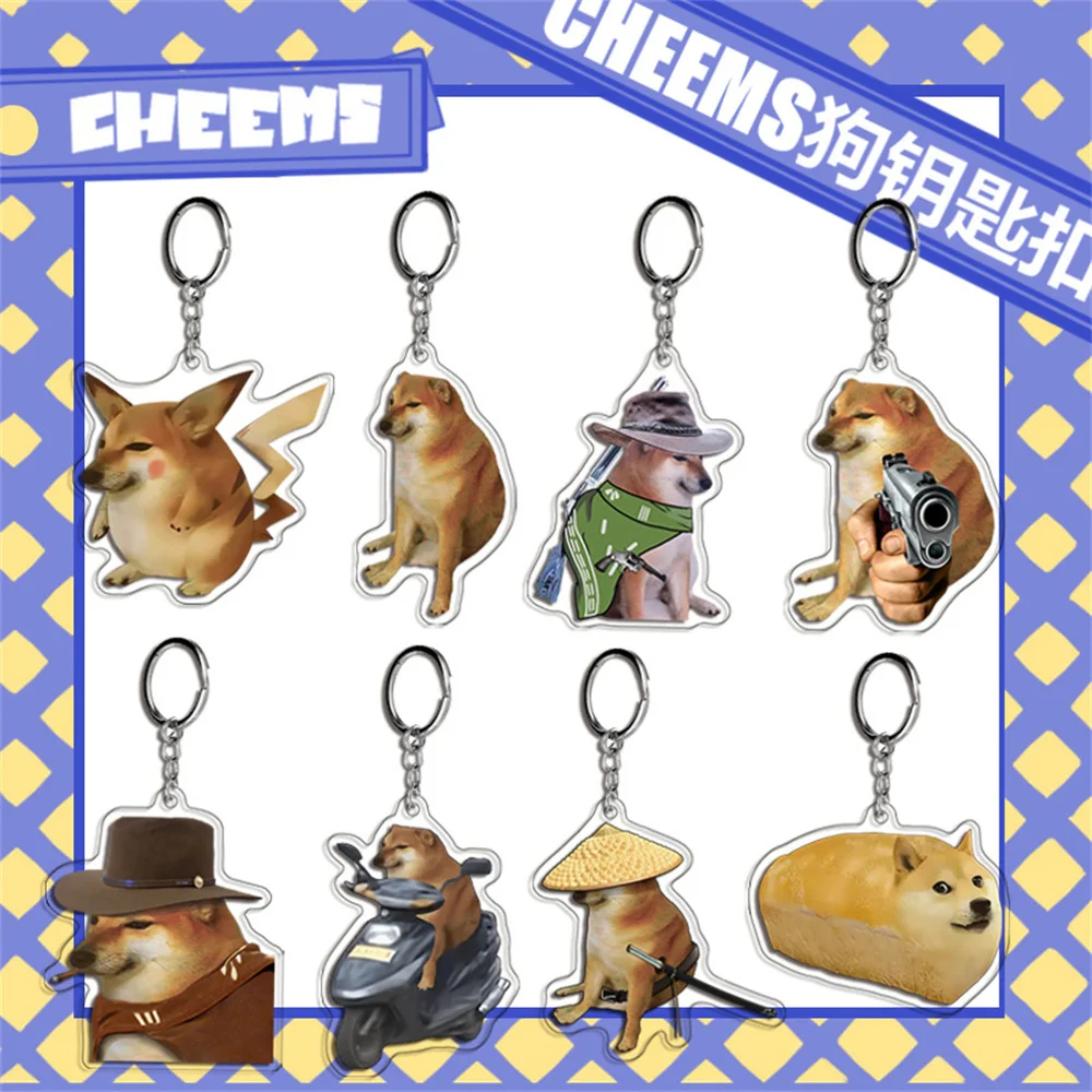 Hot Japan Dog Shiba Inu Keychain Car Key Chain Pet Corgi Dogs Cartoon ...