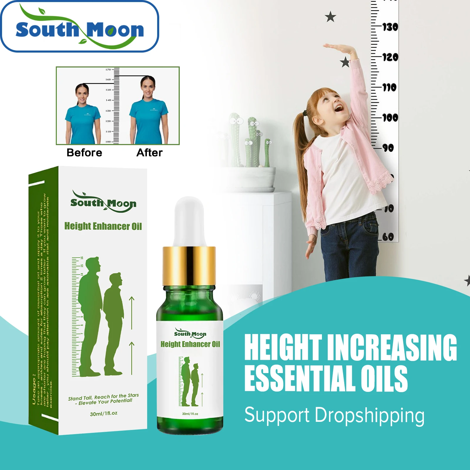 Height-Growth-Essential-Oil-Promote-Bone-Growth-Herbal-Soothing-Plantar ...