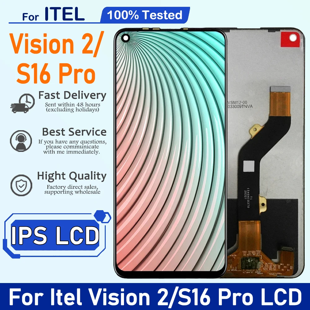 For-Itel-Vision-2-S16-Pro-LCD-Display-Touch-Screen-Digitizer-Assembly-For-Vision2-S16Pro ...