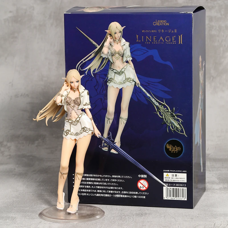 Lineage 2 Elf 1/7 Scale PVC Figure Model Toy Brinquedos Collectible ...