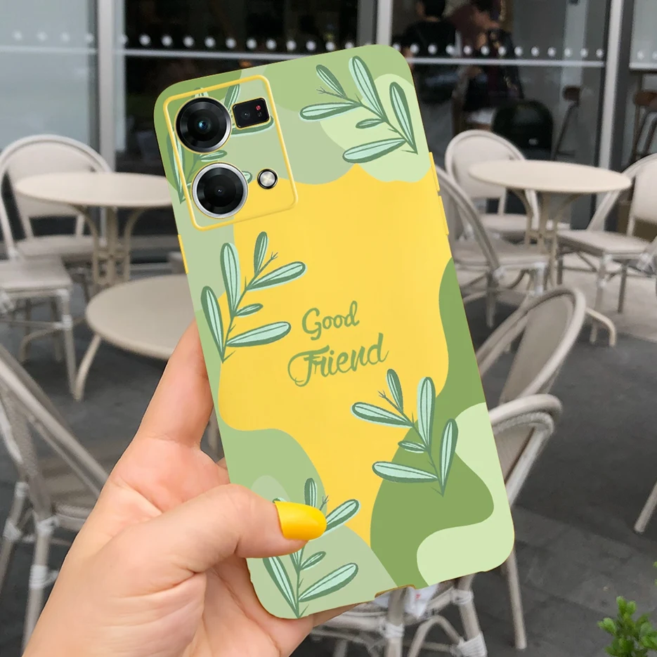 Generic For Oppo Reno7 4G Case CPH2363 Oppo F21 Pro 2022 Lovely Art ...