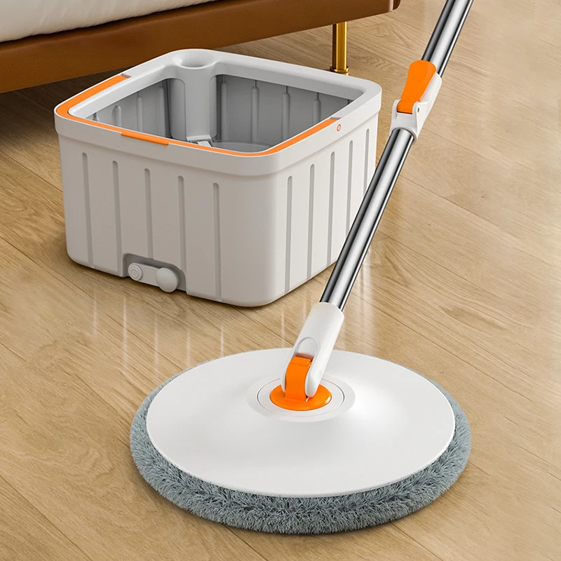 Spin-Mop-Water-Separation-360-Cleaning-with-Bucket-Microfiber-Cloth-No ...