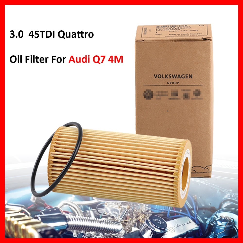new-Oil-Filter-059198405B-For-Audi-Q7-4M-2nd-3-0-45TDI-quattro-2015 ...
