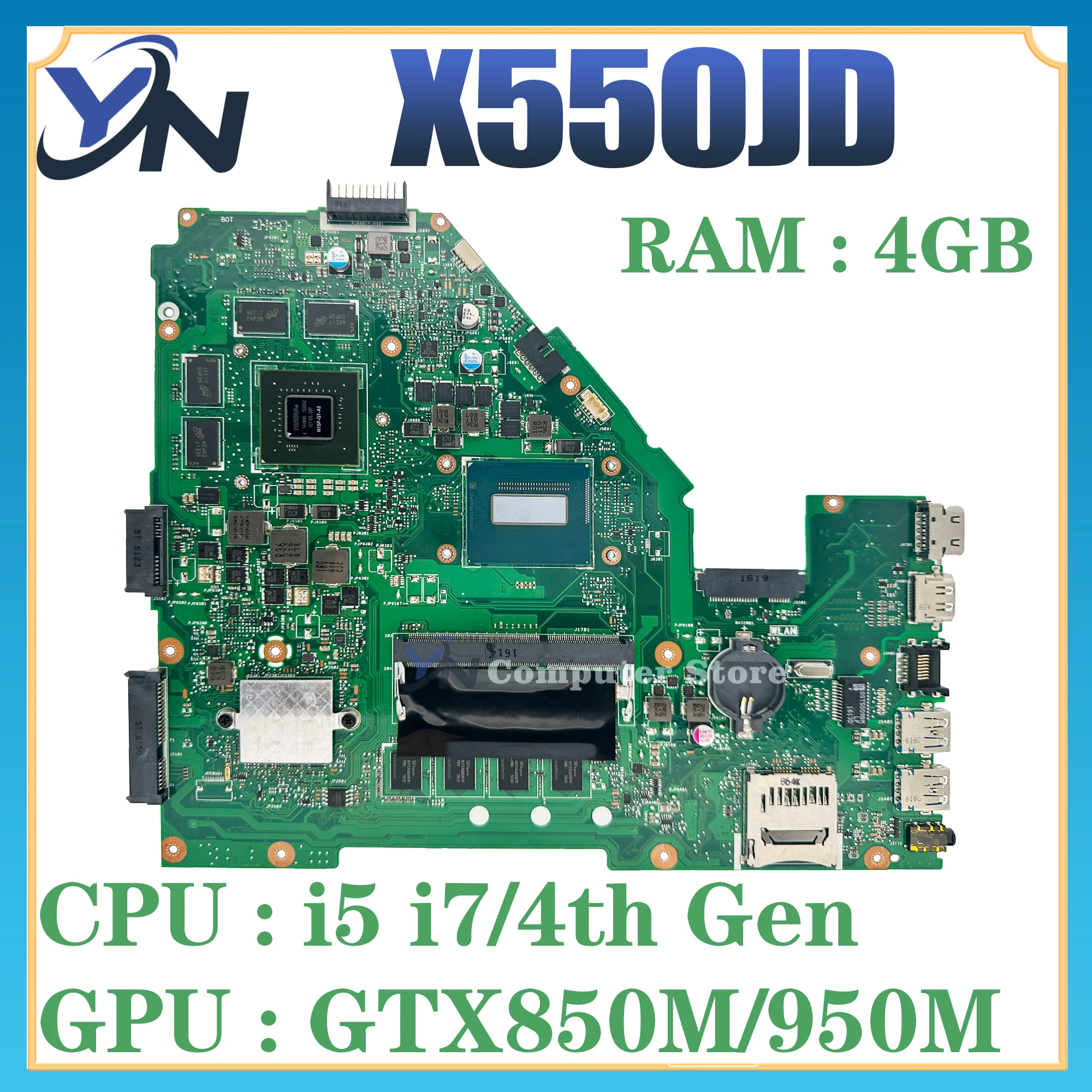 X550jd Mainboard X550jf Fx50j X550jk A550j X550j W50j X550jx K550j