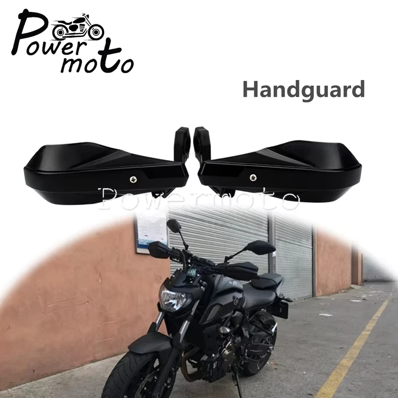 Universal Motorcycle Black Handguards Dirt Bikes 22mm 7/8" Hand Guards ...