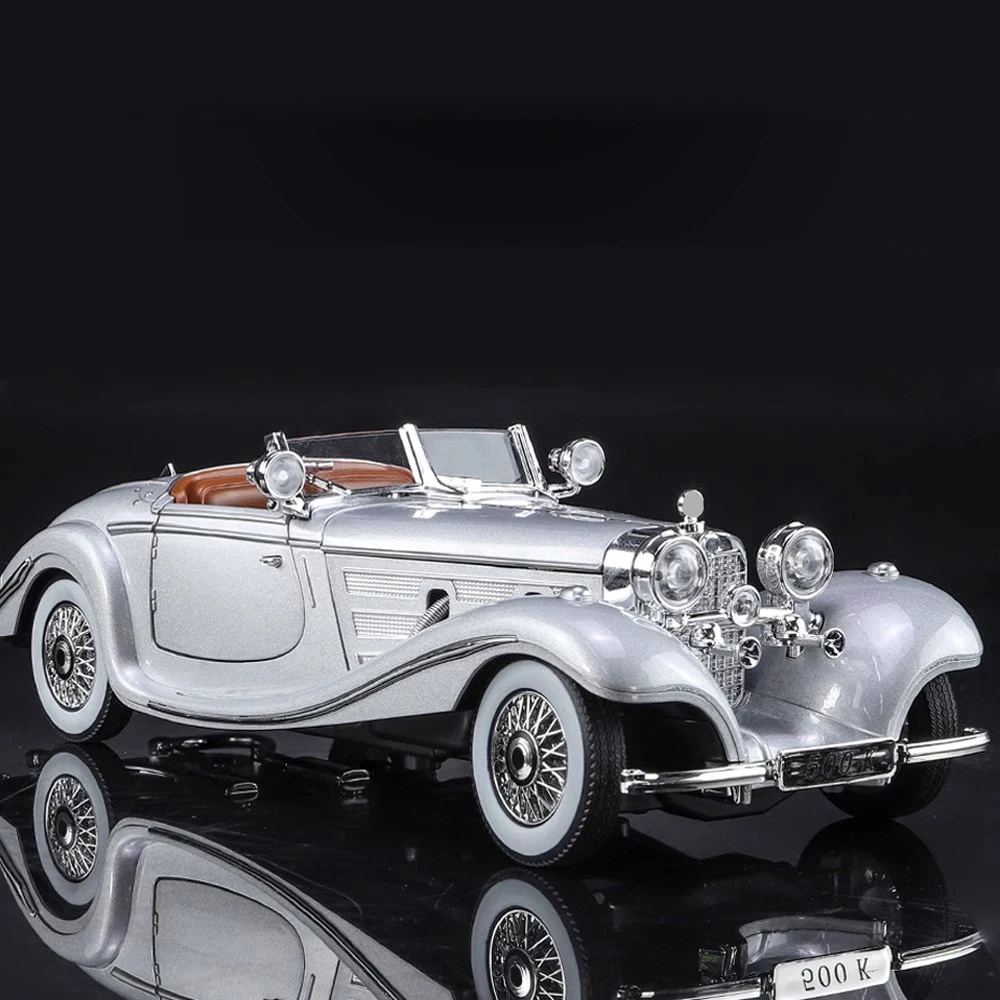 1-24-Mercedes-Benz-500K-Classic-Car-Metal-Alloy-Diecast-Model-Car-Toys ...
