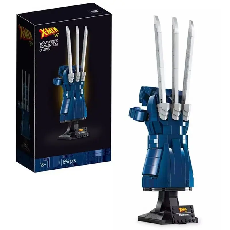 Marvel-assembled-building-block-model-is-compatible-with-LEGO-Wolverine ...
