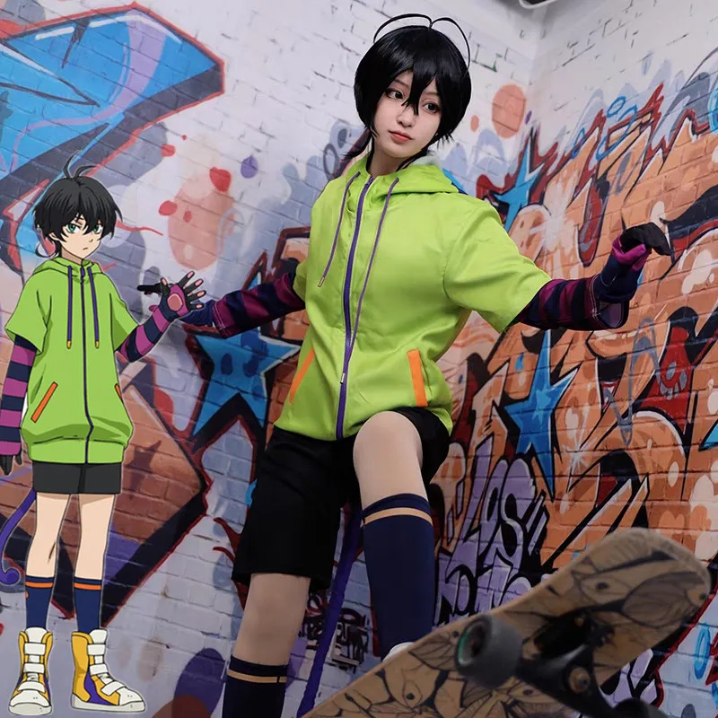 Disfraz de Anime Sk8 The Infinity para niños y niñas, traje de Cosplay ...