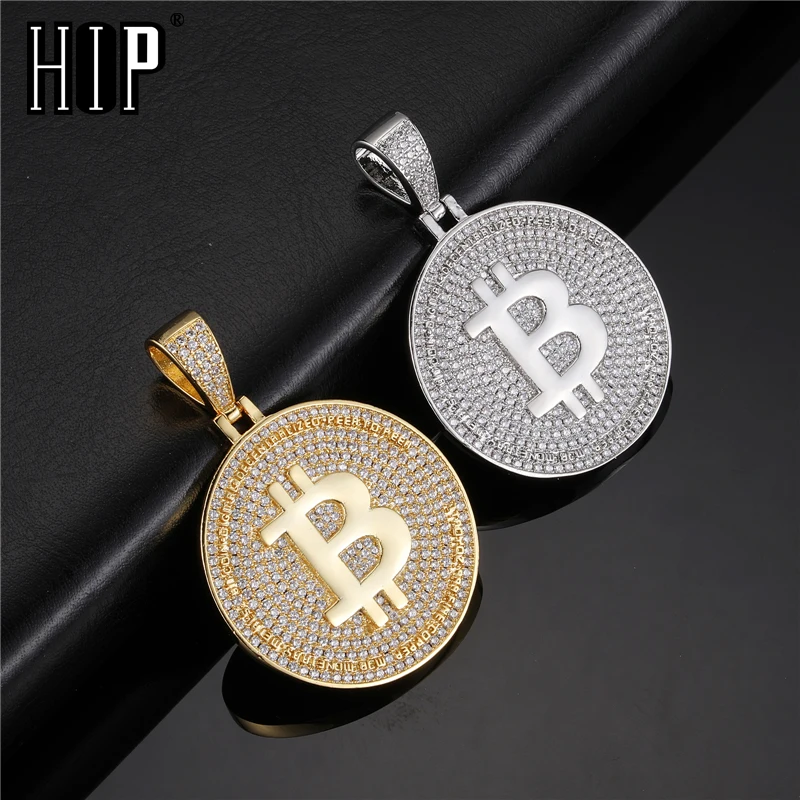 Bitcoin-HIP-Hop-Iced-Out-Cubic-Zircon-Bling-CZ-Zircon-Brass-Necklace ...