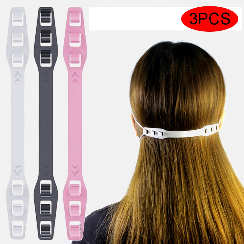 3pcs-face-mask-clip-Extension-Hook-Adjustable-Ear-protector-Strap ...